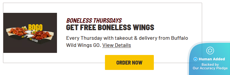 12 Buffalo Wild Wings Deals – Instantly Save Today