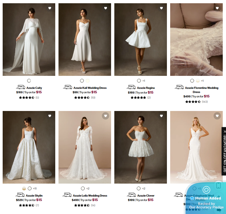 15 Azazie Coupons & Promo Codes for January 2026