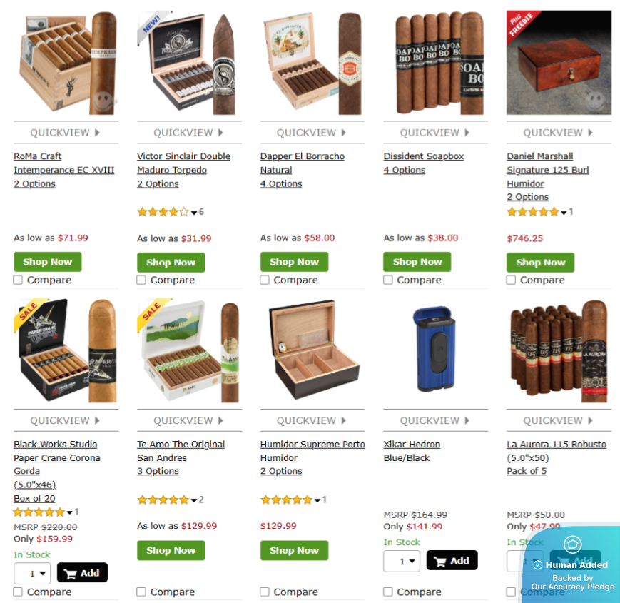 20% Off + Cigars International Coupons & Promo Codes