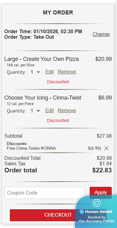 Pizza Guys Coupons & Promo Codes for January 2026