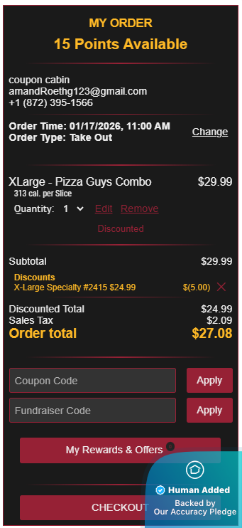Pizza Guys Coupons & Promo Codes for January 2026