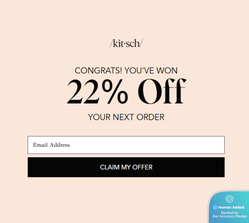 30% Off + Kitsch Coupons & Promo Codes – January 2026