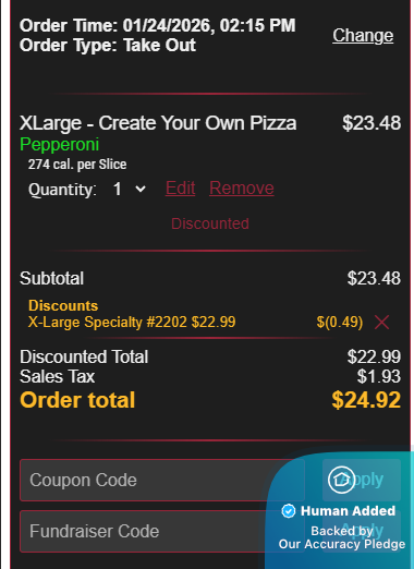 Pizza Guys Coupons & Promo Codes for January 2026