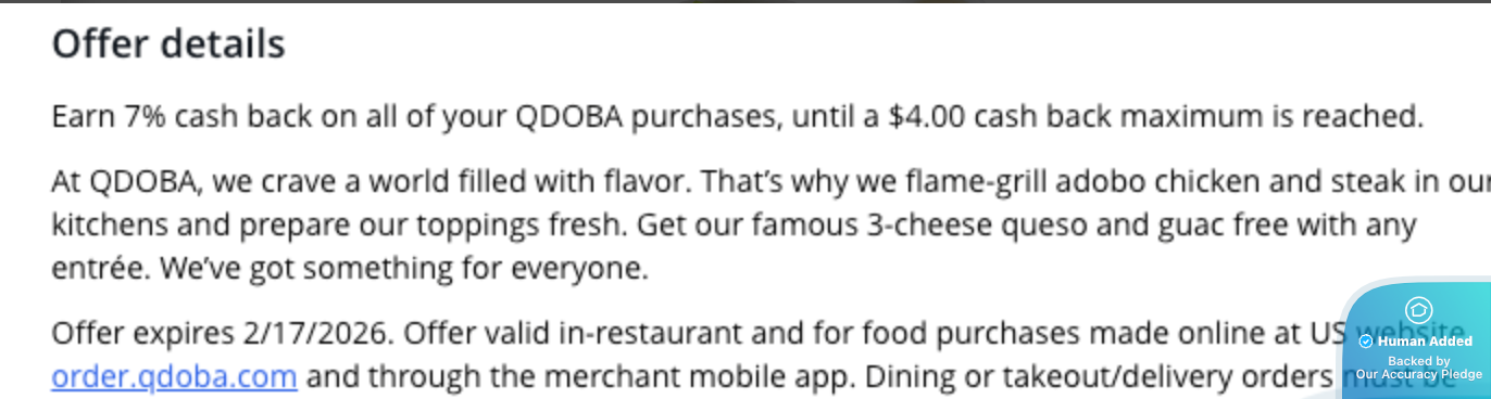 QDOBA Coupons & Promo Codes - $30 Off (Hand Tested)