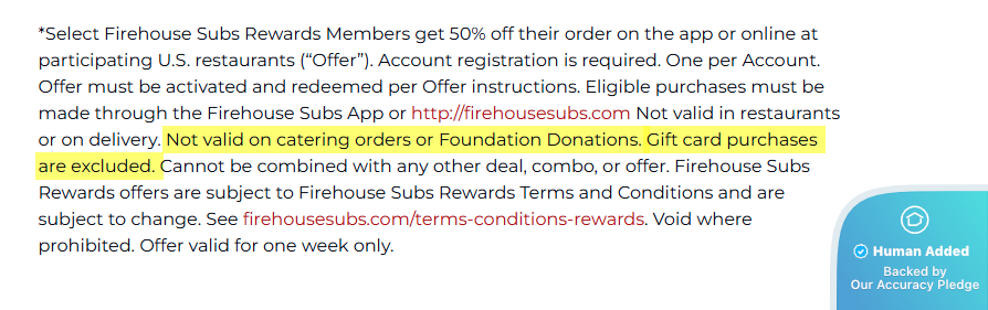 Firehouse Subs Coupons & Codes - 50% Off (Hand Tested)