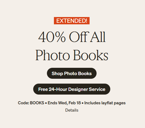 Shutterfly Coupons: 40% - 50% Off (Hand Tested Daily)