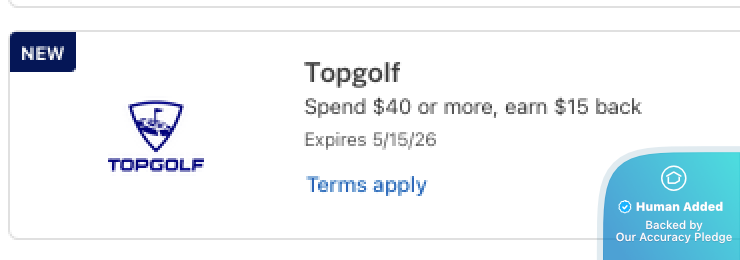 Topgolf Coupons & Promo Codes for May '26: 10% off