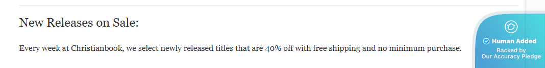 Christianbook Coupons & Codes for May '26: 65% - 80% off
