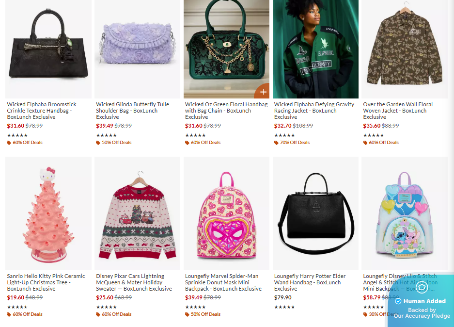 BoxLunch Coupons & Promo Codes for May '26: 30% off