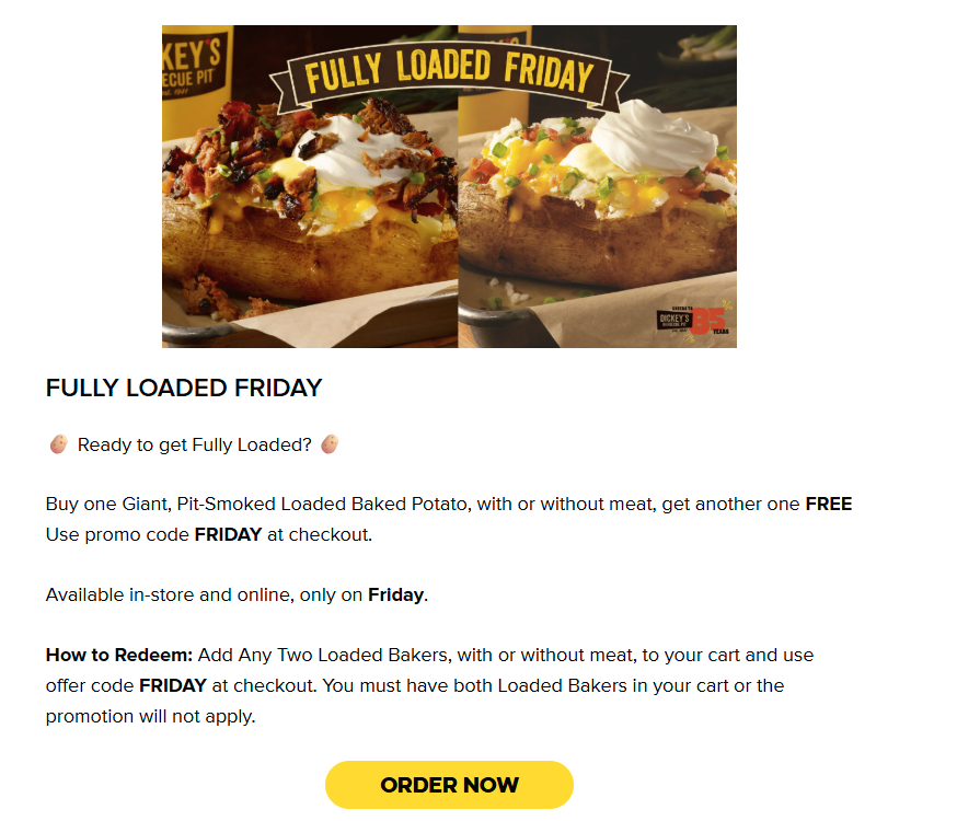 Dickey's Barbecue Pit Coupons & Promo Codes: 10% off