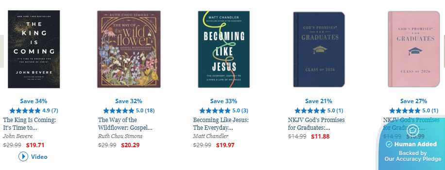 Christianbook Coupons & Codes for May '26: 65% - 80% off