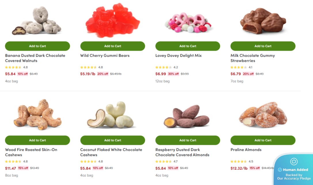 Nuts.com Coupons & Sales for May 2026: 20% off