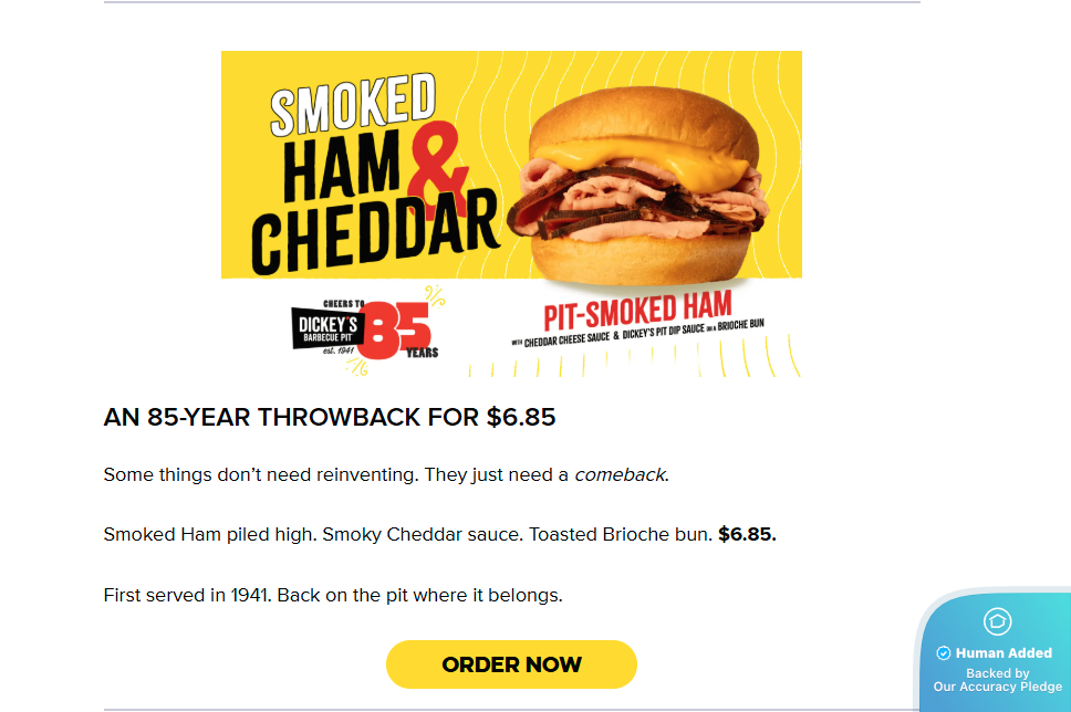 Dickey's Barbecue Pit Coupons & Promo Codes: 10% off