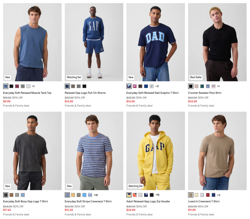 Gap Factory Coupons & Promo Codes for Jun '26: 60% off