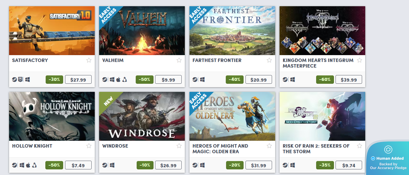 Humble Bundle Coupons & Sales for June '26: Up to 20% off