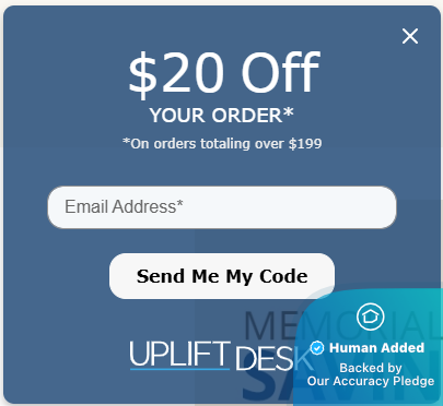 UPLIFTDesk Coupons & Promo Codes for May '26: $20 off