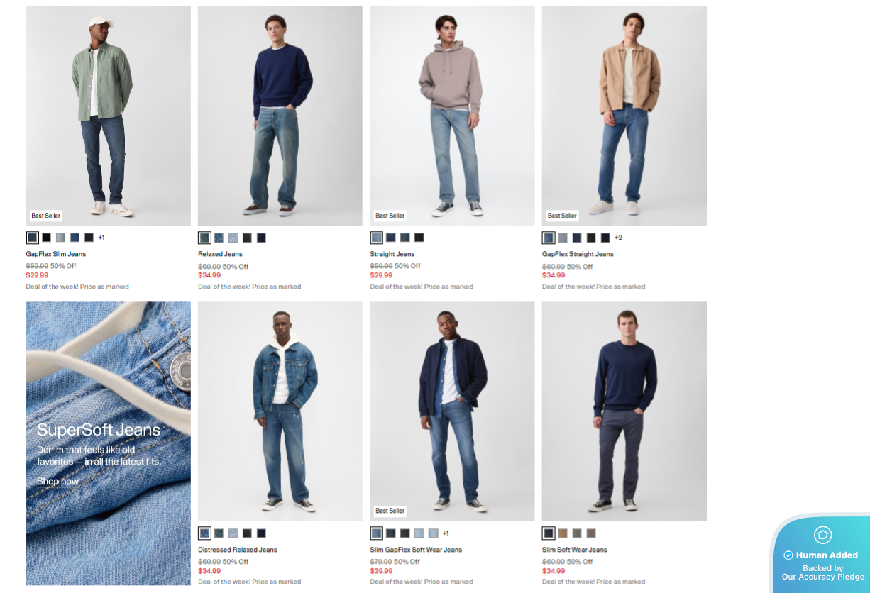 Gap Factory Coupons & Promo Codes for Jun '26: 60% off