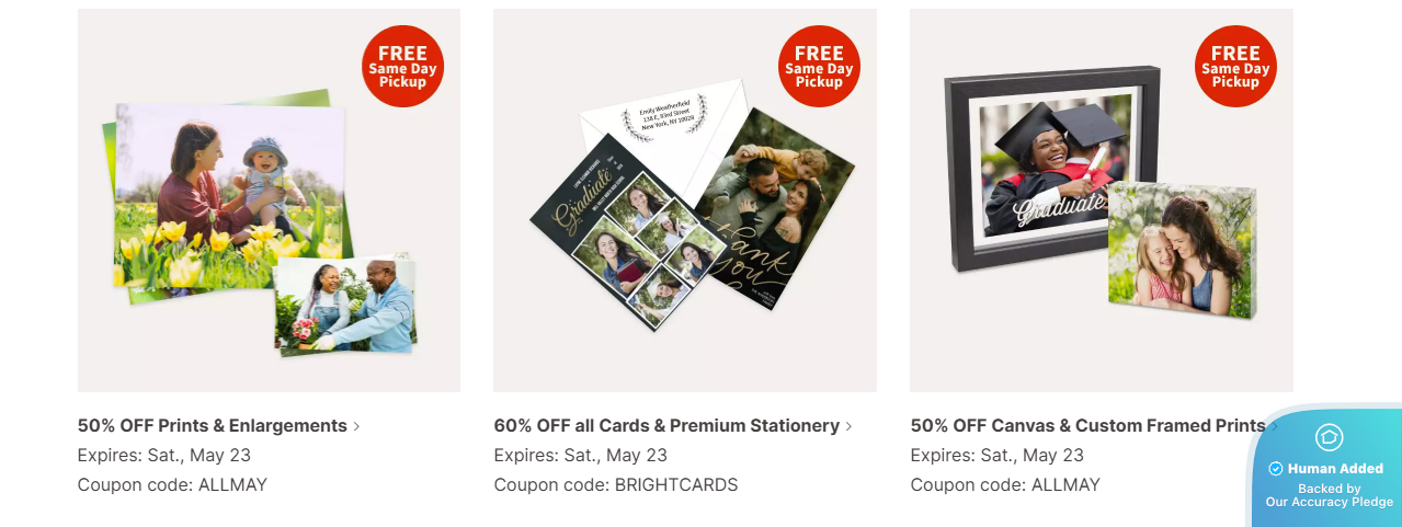 Walgreens Photo Coupons & Codes for June '26: 60% off
