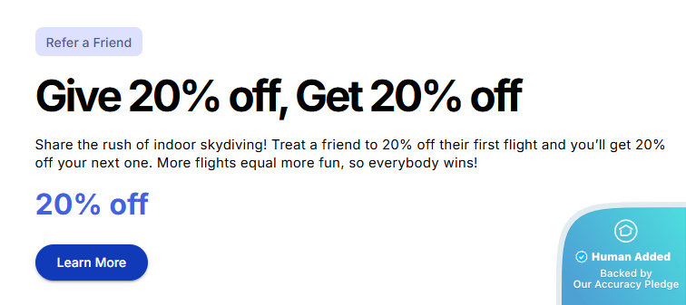 iFLY Coupons & Promo Codes for June '26: 20% off