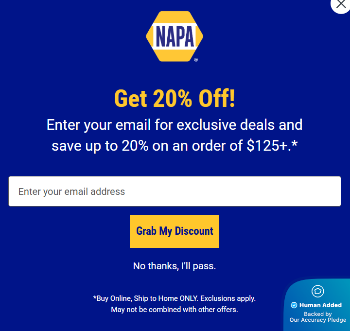 NAPA Auto Parts Coupons & Codes for June '26: 20% off