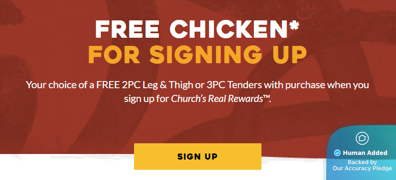 Church's Texas Chicken Coupons & Promo Codes: $25 off