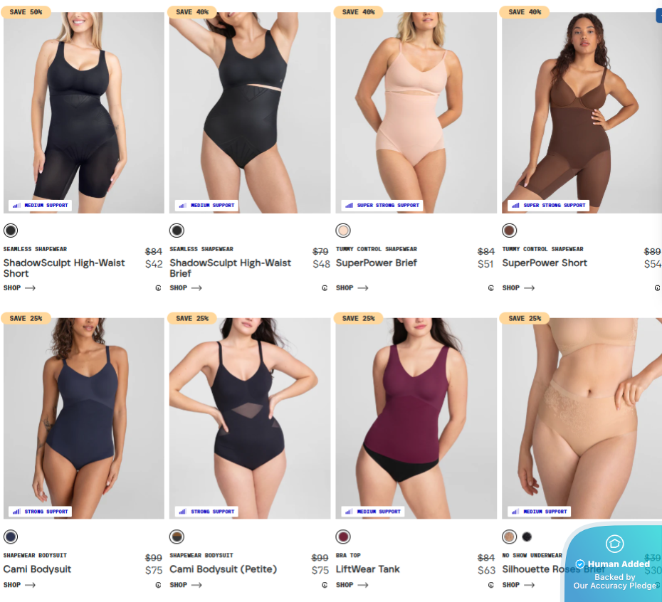 Honeylove Coupons & Promo Codes for June '26: Up to 50% off